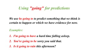 BE GOING TO + INFINITIVE.pptx
