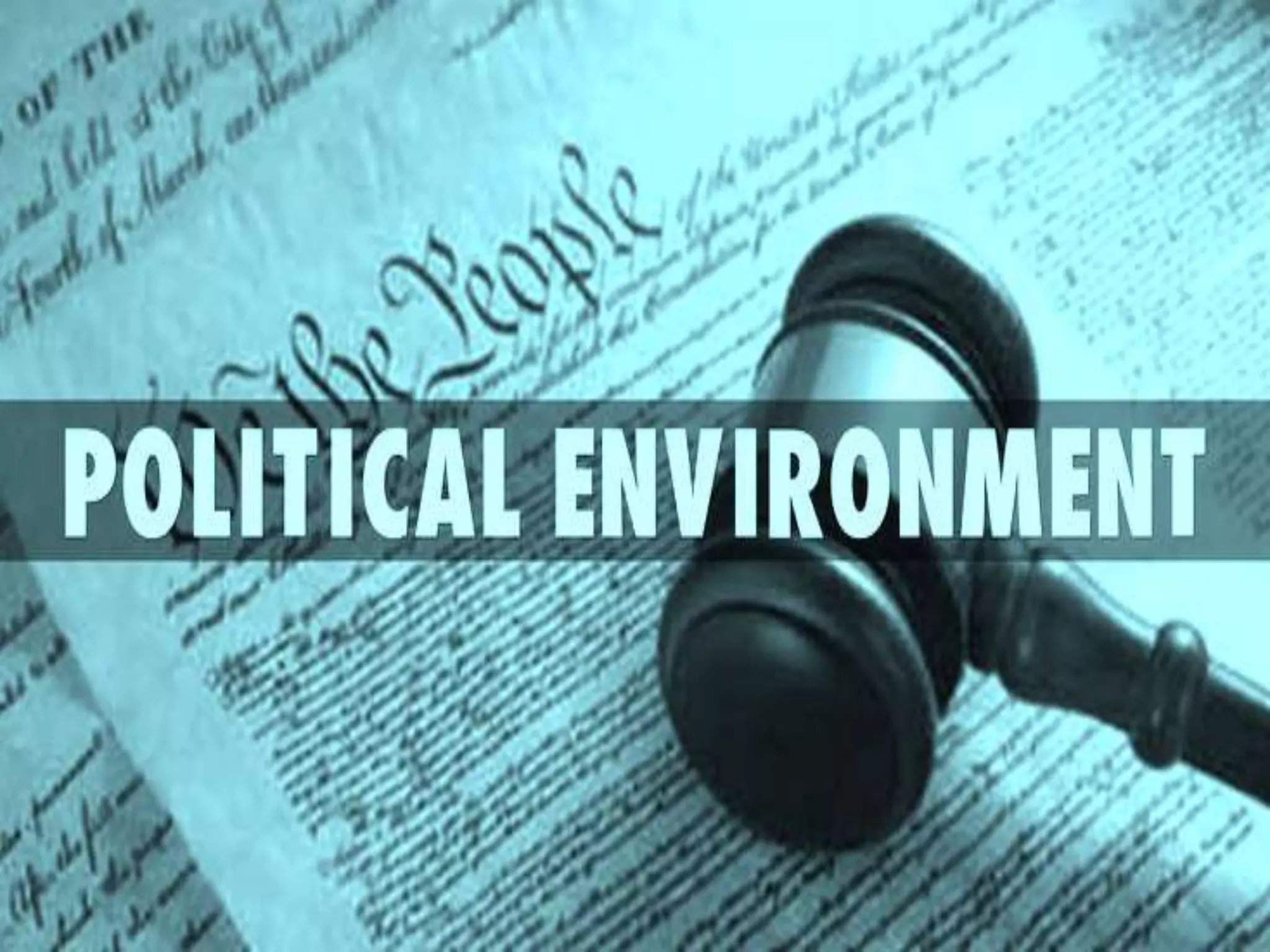Political environment influences the economic growth of the nation | PPT