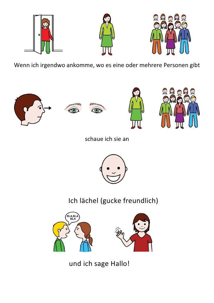 Begrüßung 1 übungen