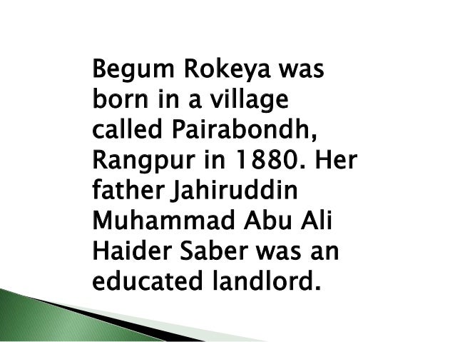 Begum rokeya