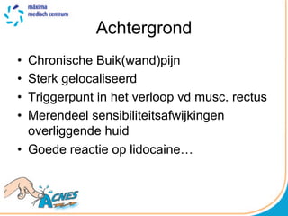 Behandeling van acnes | PDF