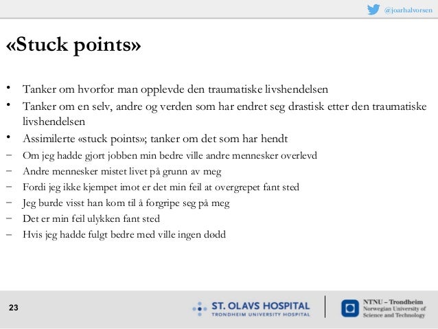 Behandling av posttraumatisk stresslidelse