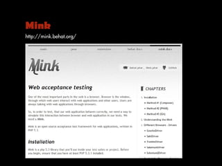 Behat, Behavioral Driven Development (BDD) in PHP | PPT