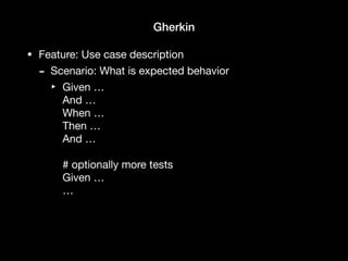 BDD API Tests with Gherkin and Behat | PPT