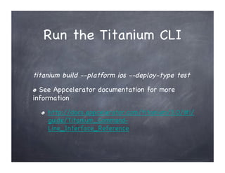 Simple Unit Testing in Appcelerator Titanium Alloy | PDF