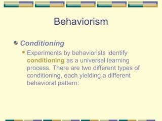 Behavior | PPT