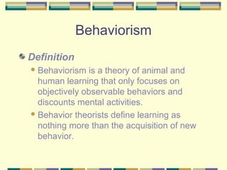 Behavior | PPT