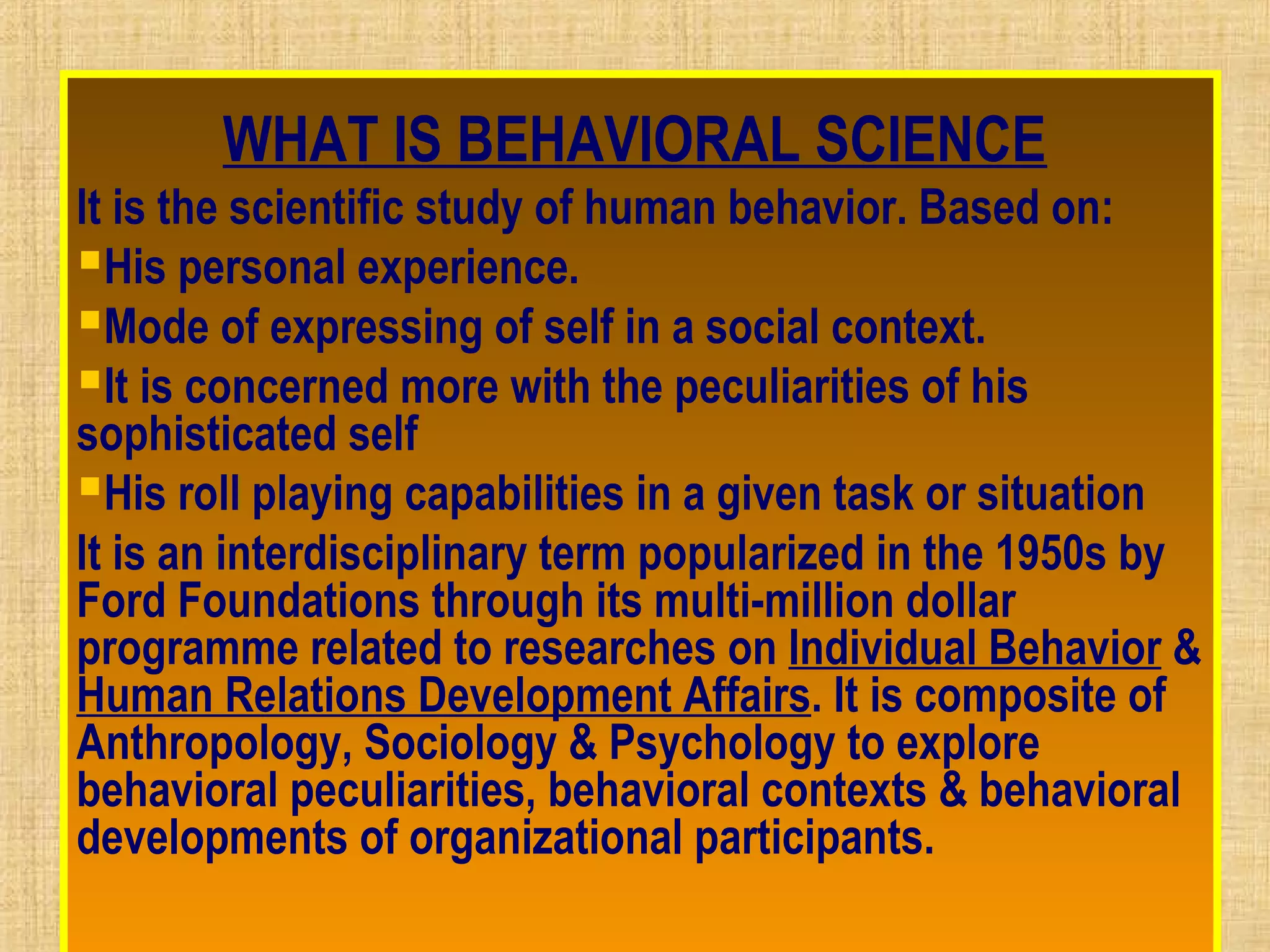 Behavior. | PPT
