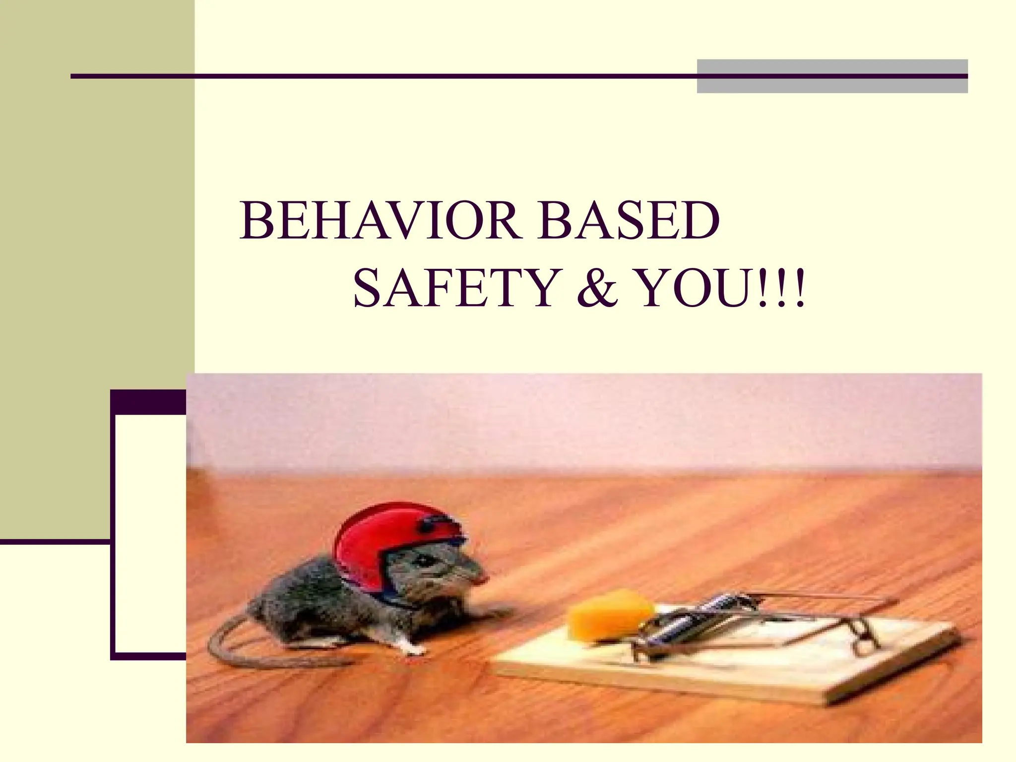 Behavior Based Safety in construction industry | PPT