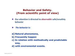 Behavior And Safety | PPT
