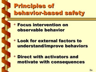 Behavior-Based_Safety for Health & Safety Management | PPT
