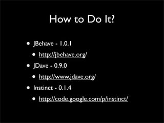 Behavior Driven Development | PDF