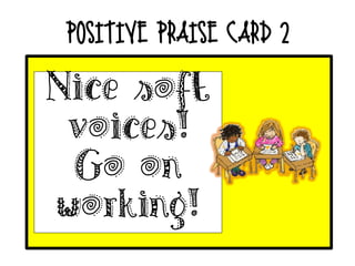 Behavior management-cards | PDF