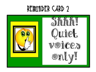 Behavior management-cards | PDF