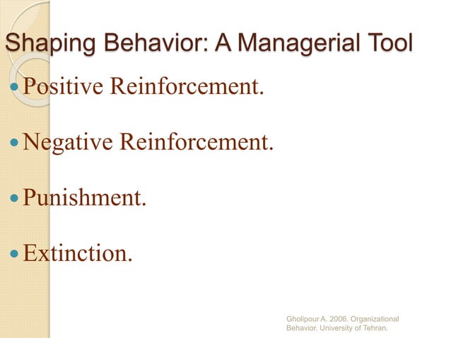 Behavior modification | PPT