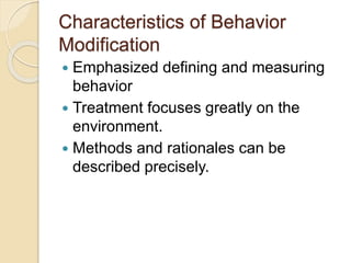 Behavior modification | PPT