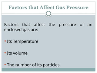 Behavior-of-Gases for grade 10 learners in secondary high school | PPTX