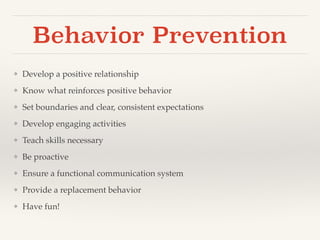 Behavior 101 | PDF