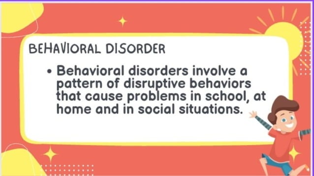 BEHAVIORAL-DISORDER PowerPoint presentation | PPT