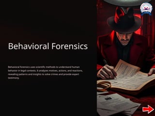 Behavioral-Forensics in the forensic science.pptx