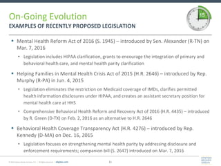 Mental Health Parity Implementation: Are We There Yet? – Behavioral ...