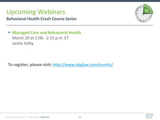 Mental Health Parity Implementation: Are We There Yet? – Behavioral ...