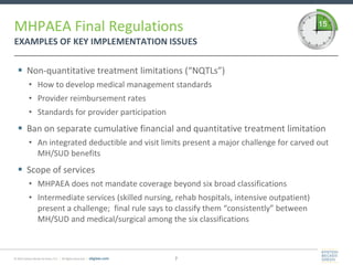 Mental Health Parity Implementation: Are We There Yet? – Behavioral ...