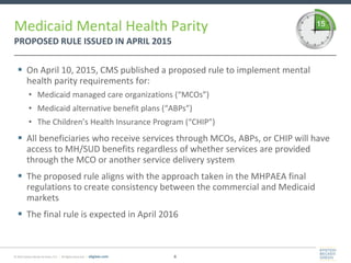 Mental Health Parity Implementation: Are We There Yet? – Behavioral ...