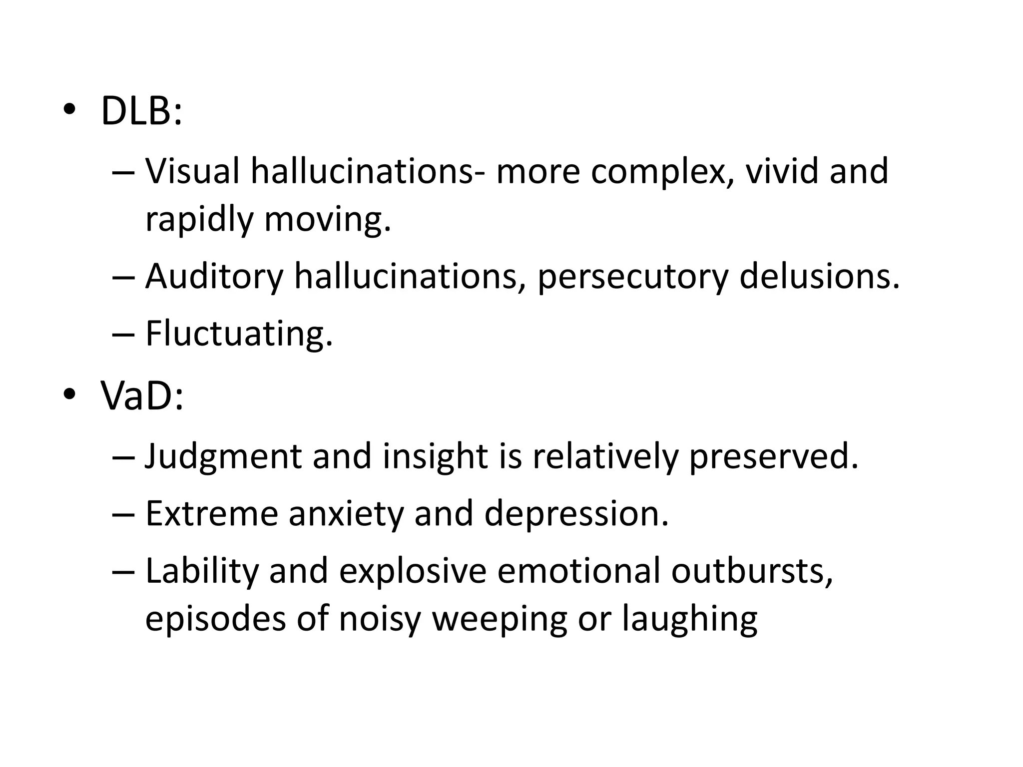 Behavioral and psychological symptoms of dementia | PPTX