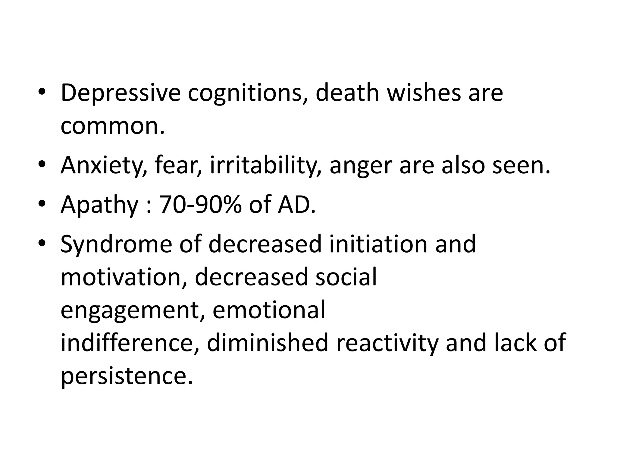 Behavioral and psychological symptoms of dementia | PPTX