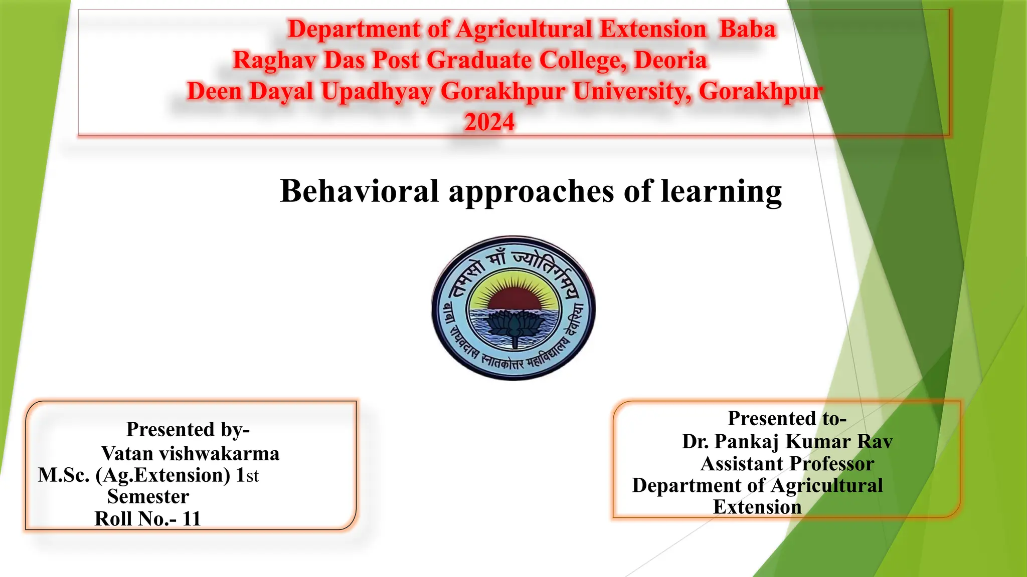 Behavioral approaches of learning...pptx