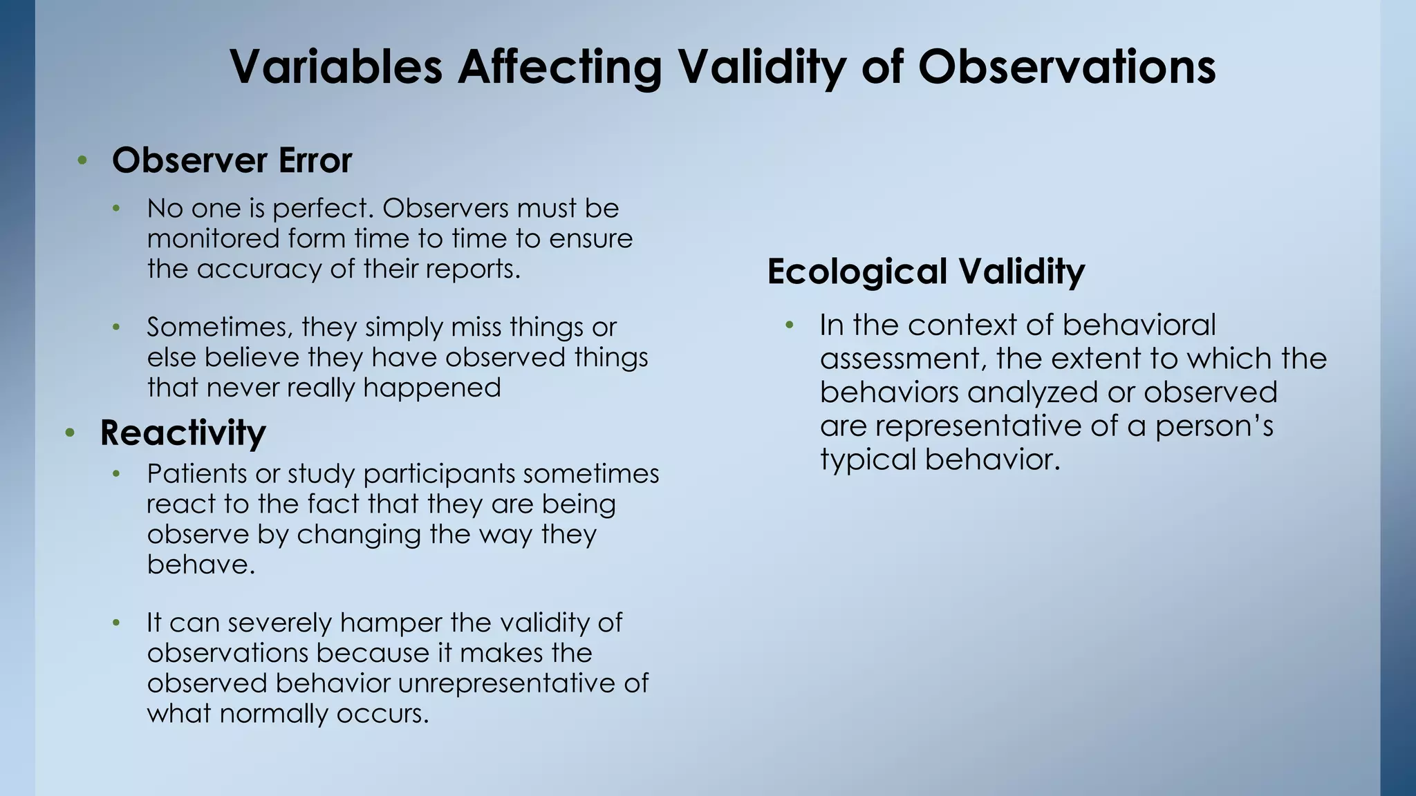 Behavioral assessment - Clinical Psychology | PPTX