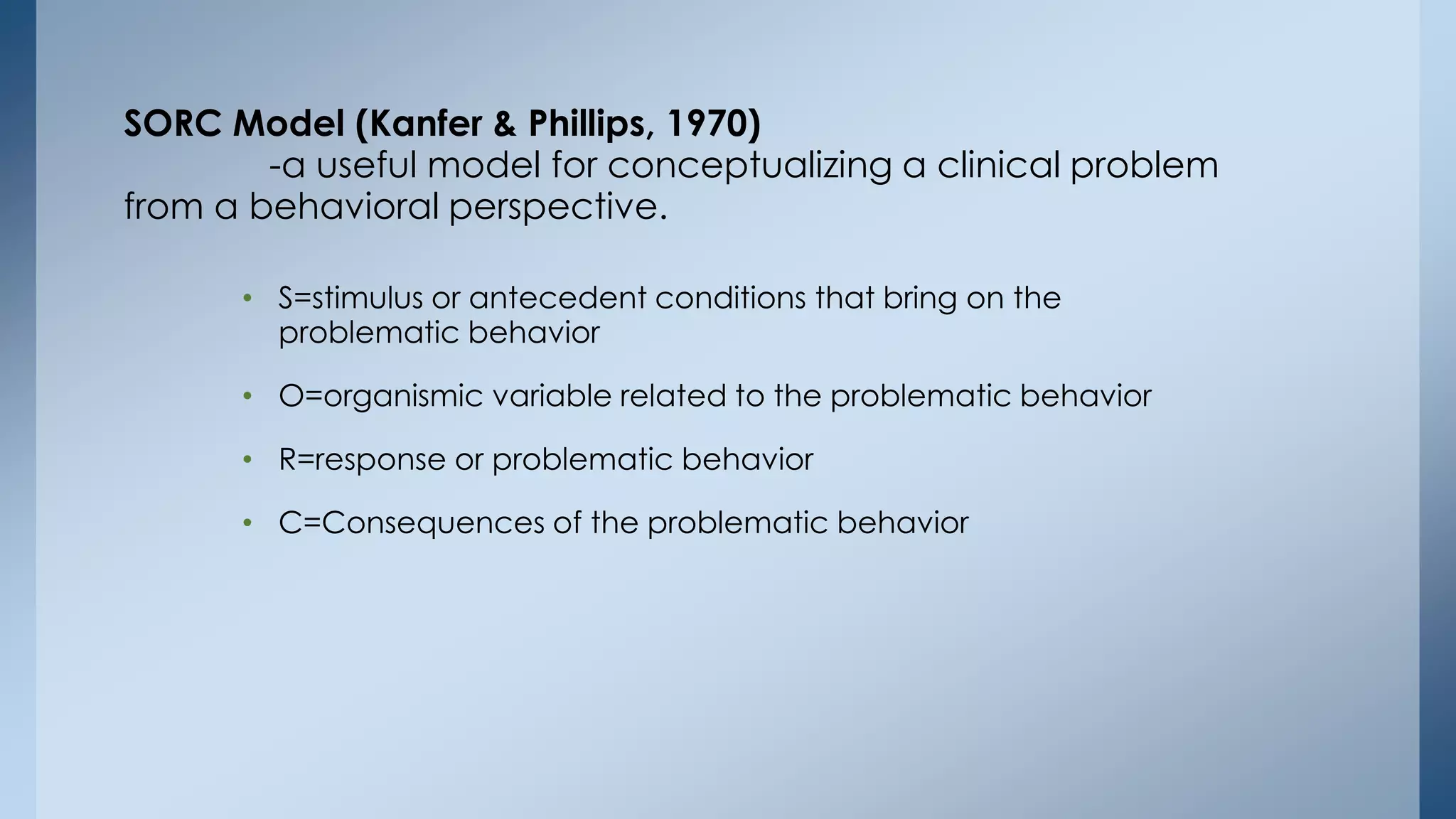 Behavioral assessment - Clinical Psychology | PPTX
