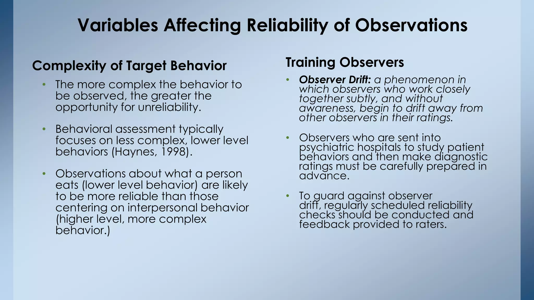 Behavioral assessment - Clinical Psychology | PPTX