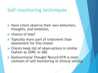 behavioral assessment in psychological testing | PPT
