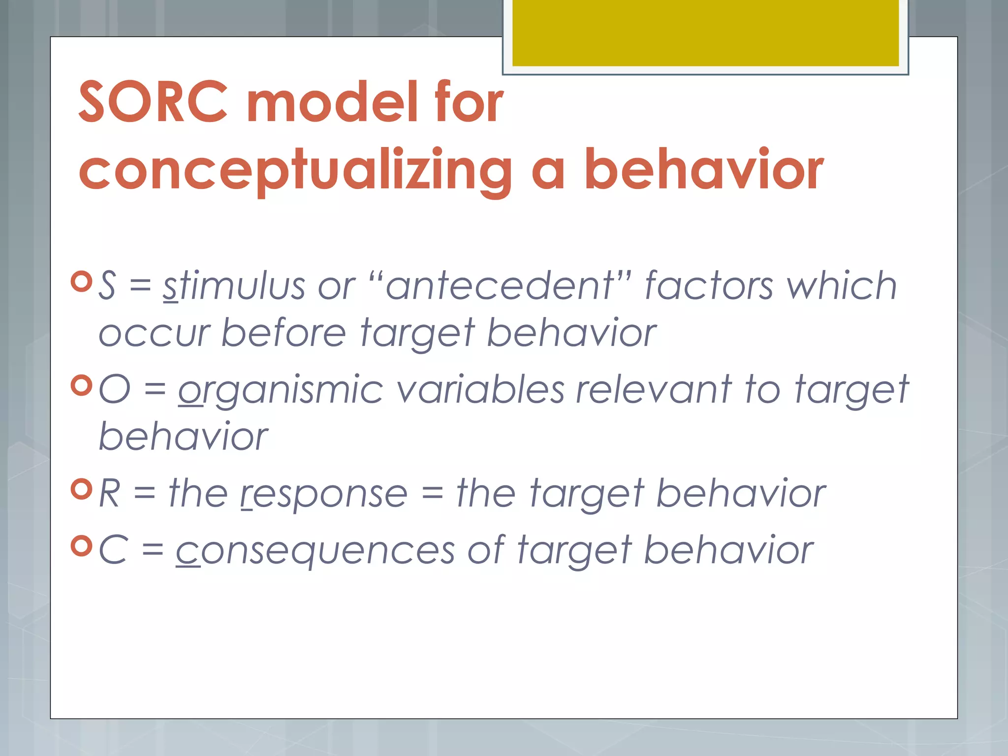 Behavioral assessment | PPT