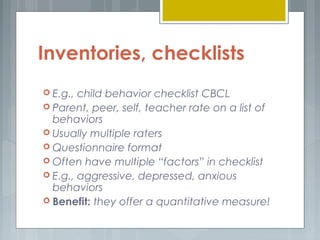 Behavioral assessment | PPT