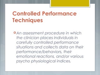 Behavioral assessment | PPT