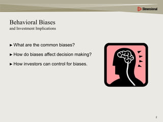 Behavioral Finance and Investor Returns | PDF