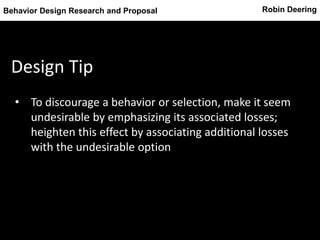 Behavioral design version 2 | PPT