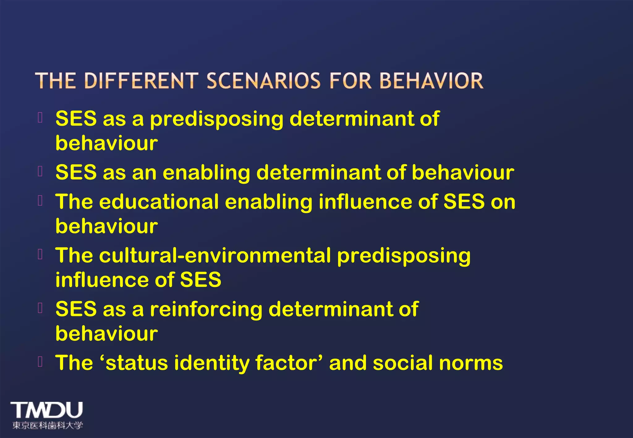 Behavioral determinant | PPT