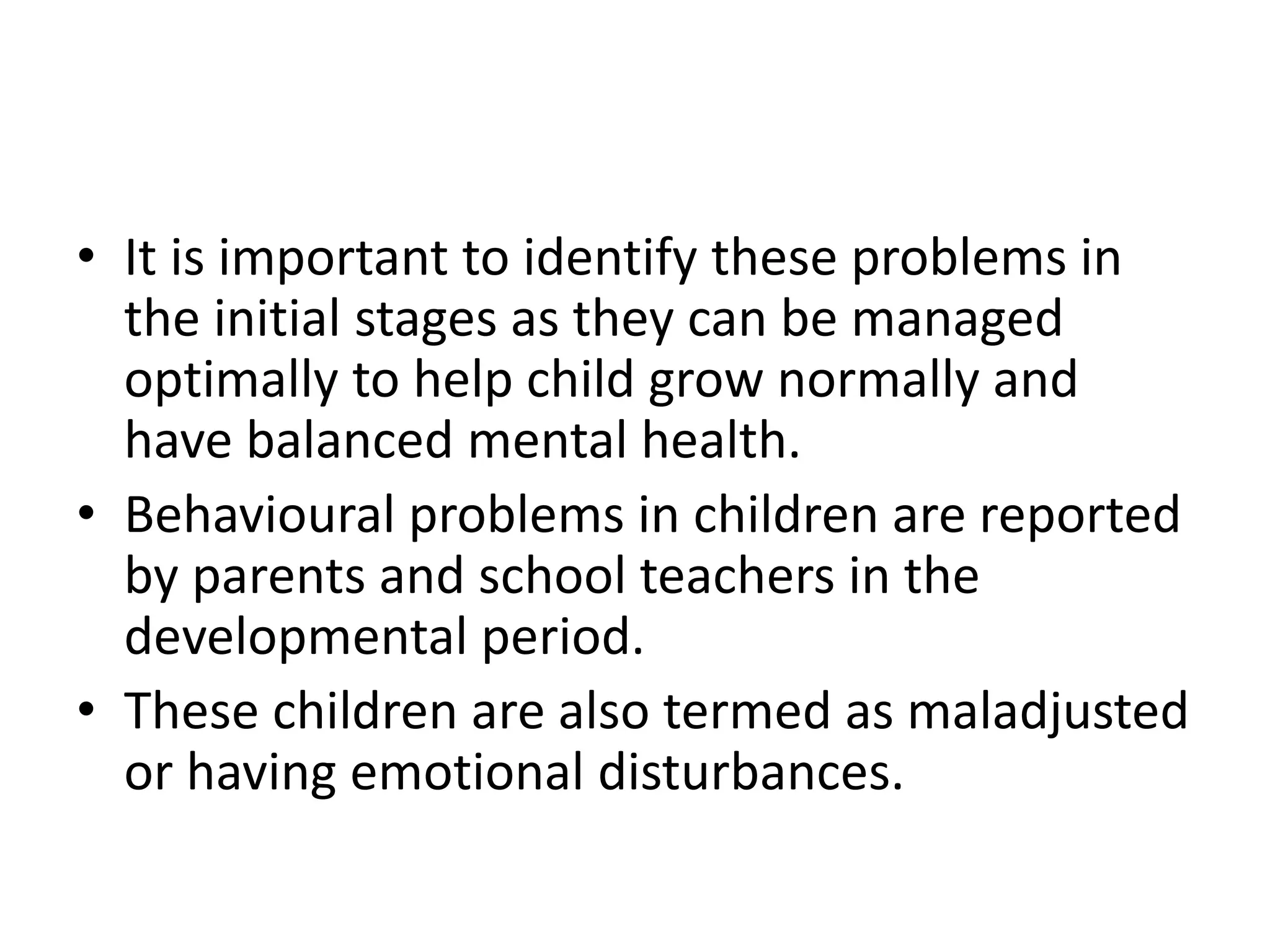 Behavioral disorders in children | PPTX