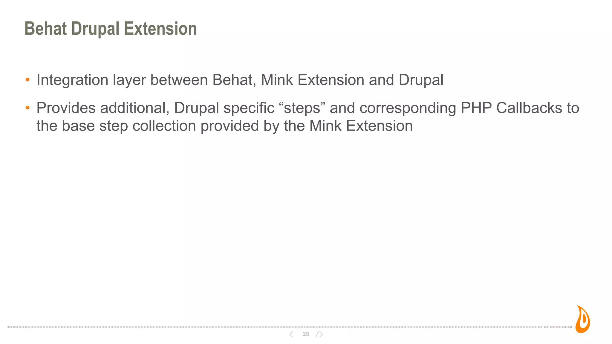 Behavioral driven development with Behat | PPT