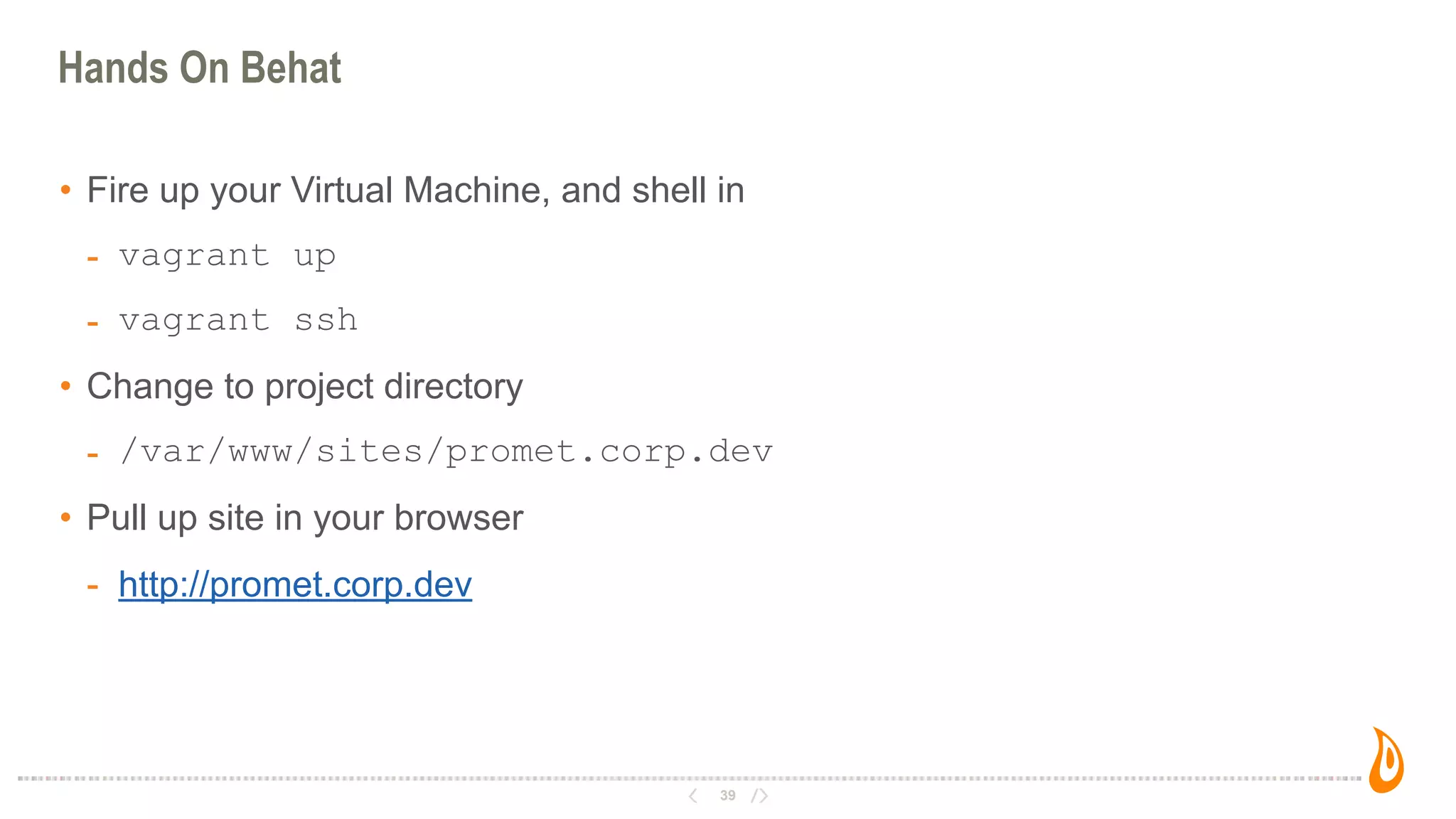 Behavioral driven development with Behat | PPT
