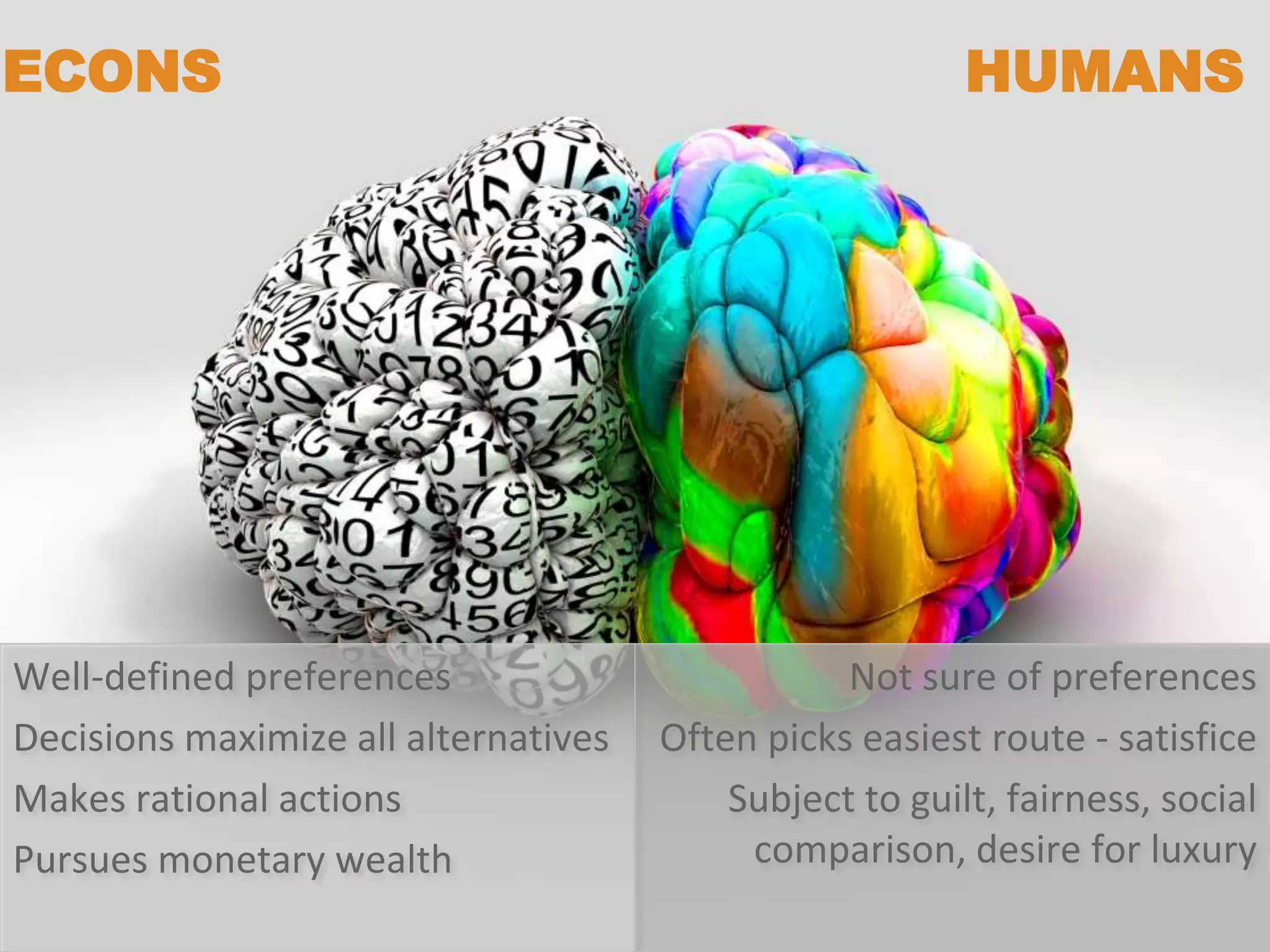 Behavioral economics in 22 slides - showing that we are irrational | PPTX