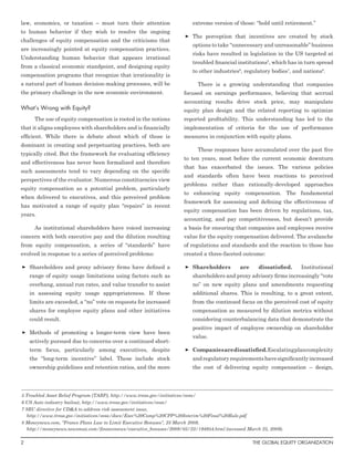 Behavioral economics and equity compensation | PDF