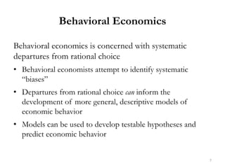 BehavioralEconomicsfinal.pptx | Business | Business and Finance