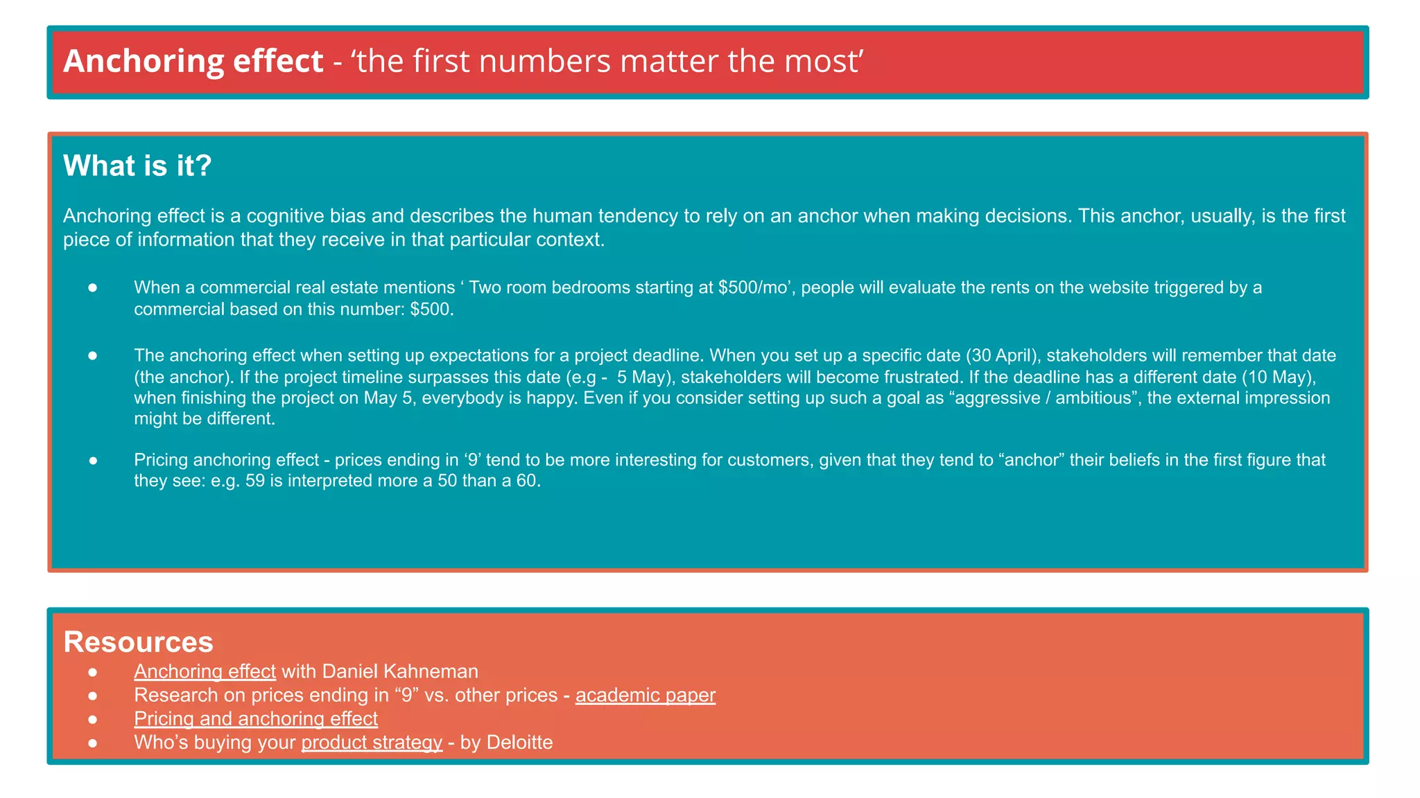 Anchoring effect - behavioral economics nuggets | PDF