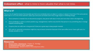Endowment effect - behavioral economics nuggets | PDF