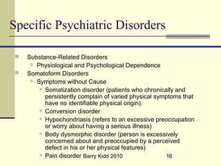Psychiatric and Behavioral Disorders | PPT